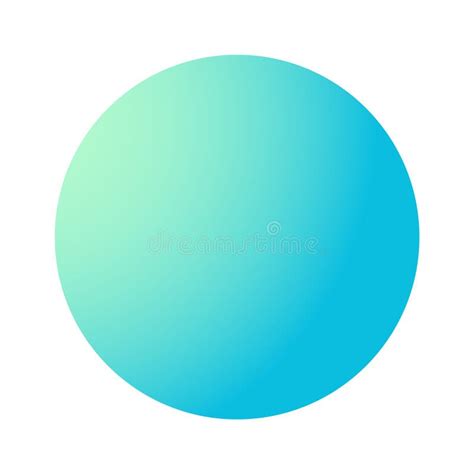Circle Color Gradients Rounded Vibrant Sphere Buttons Stock Vector