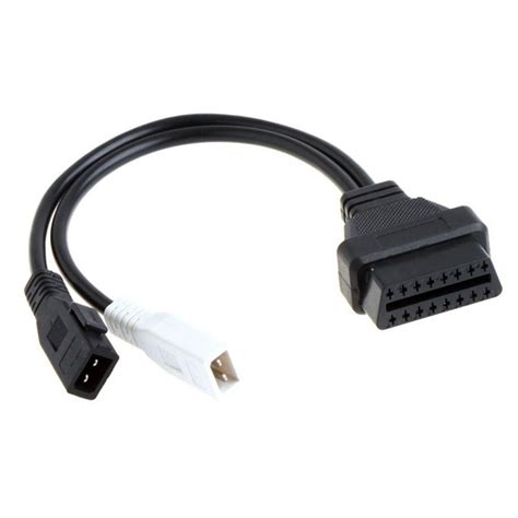 Cheap 16pin Female Connector Adapter Cables Car Diagnostic Cable 2p 2p To 16pin Vag Adapter Obd2