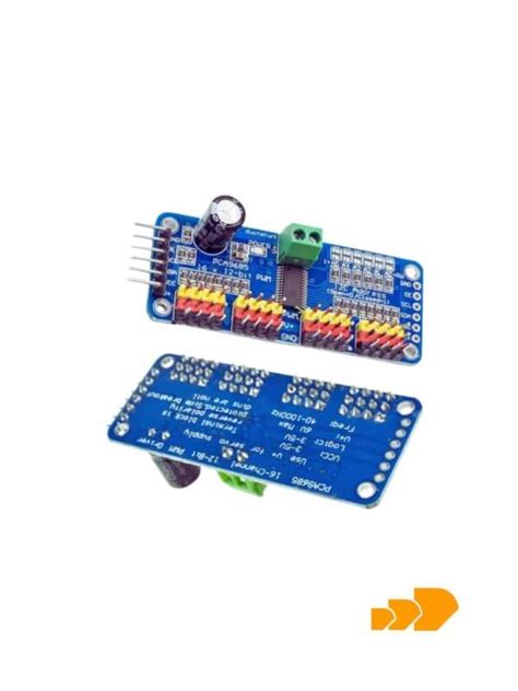 Driver Para Servomotores I2c De 16 Canales 12 Bits Piqoa