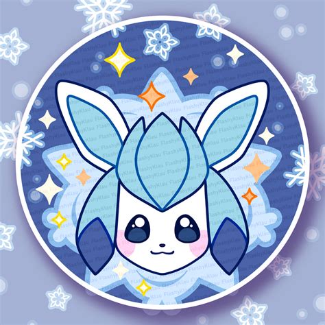 Shiny Glaceon By Flashyklau On Deviantart