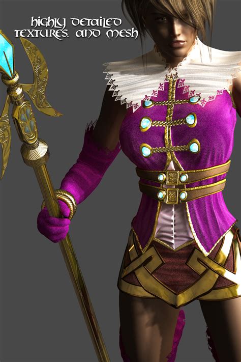 Mystika 3d Figure Assets 3d Models Christophe3d