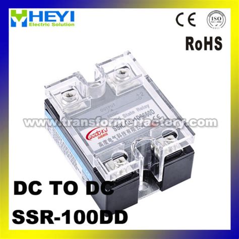 China Ssr 100a Ssr 100dd 100a Solid State Relay Single Phase Ssr