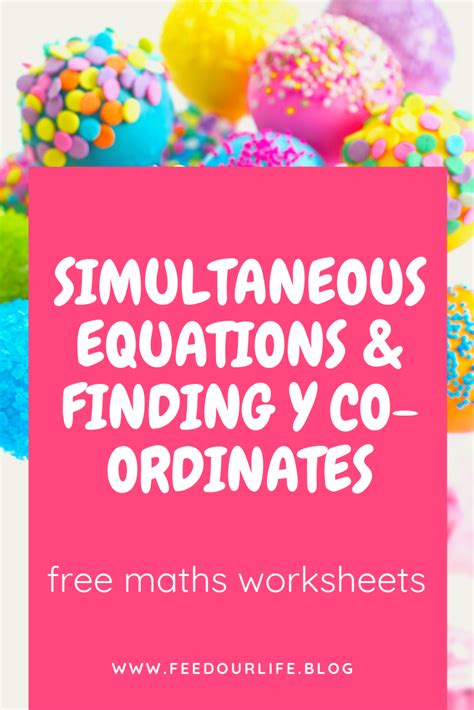 Free Simultaneous Equations Worksheets Simultaneous Equations