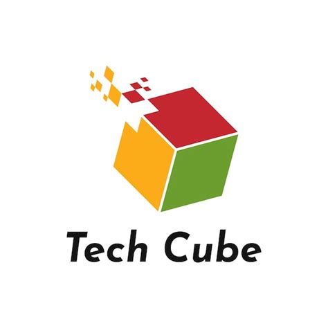 Premium Vector Tech Cube Data Logo Design For Technology Business