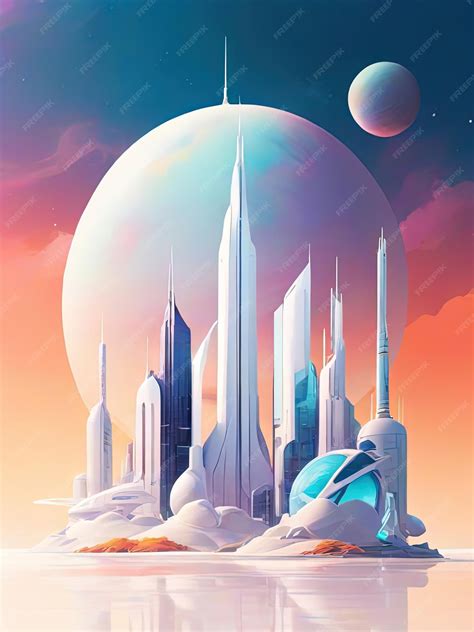 Premium Photo Quantum Utopia A Futuristic City Enhanced By Artificial