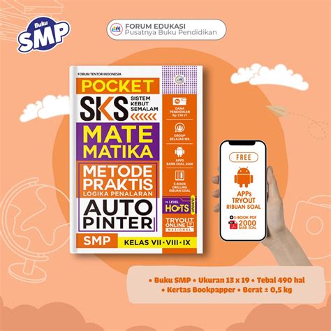Jual Buku SMP Pocket Sks Matematika SMP Best Seller Terlengkap Shopee