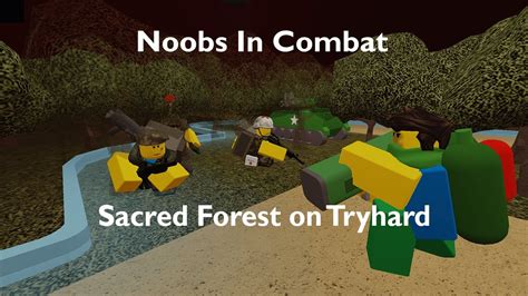 How To Beat Sacred Forest Solo On Tryhard Noobs In Combat Roblox Youtube