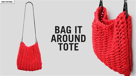 Bag It Around Tote Free Knitting Pattern Wool And The Gang Blog