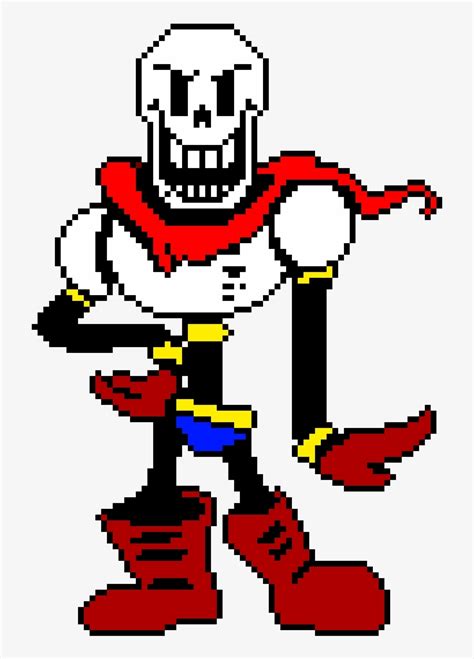 Undertale Papyrus Undertale Papyrus Colored Sprite Png Image