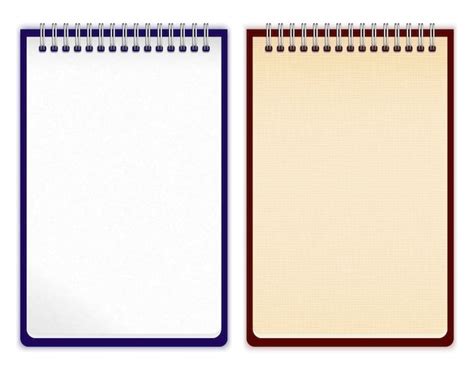Premium Vector Notepad Background Element