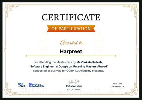 Harpreet Singh On Linkedin Nxtwave Ccbpacademy Masterclass Programer