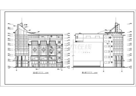 海城商厦设计cad 全套建筑施工图 含设计说明 图纸设计说明 土木在线