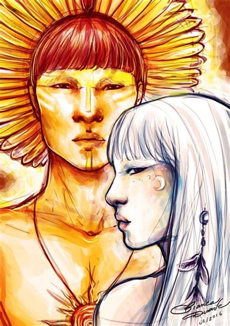 Pin De Ana L Em Indigina Imagens Mitologia Indigena Mitologia