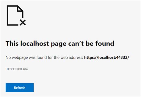 Net 6 Core Web App Returns Web Page Not Found Microsoft Qanda