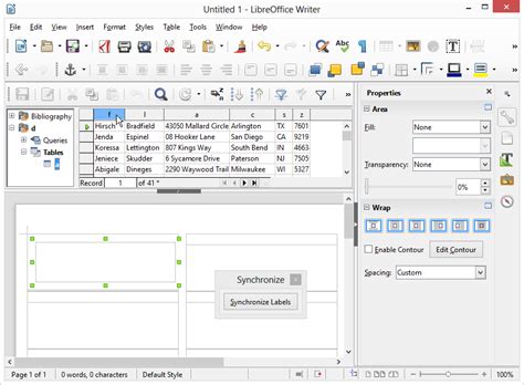 Print Address Labels From A Libreoffice Spreadsheet Mail Merge • Chris Cammacks Mostly