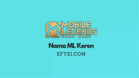 √ 5000 Nama Ml Keren Lucu Unik Dan Aesthetic Terbaru