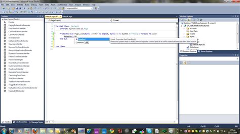 Nikolaos Kantzelis Aspnet Blog Visual Studio 2010 New Intellisense