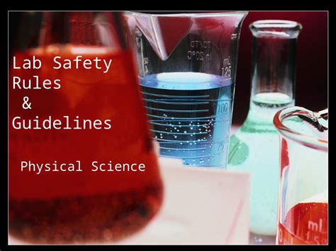 PPT Lab Safety Rules Guidelines Physical Science DOKUMEN TIPS