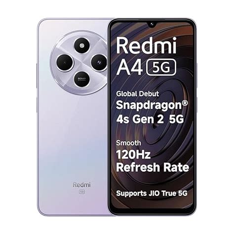 Redmi A G Sparkle Purple Gb Ram Gb Storage Segment Largest In Hz Mp Dual