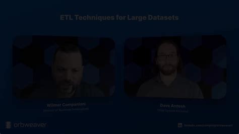Etl Electronicsindustry Dataquality Dataoptimization Orbweaver Llc