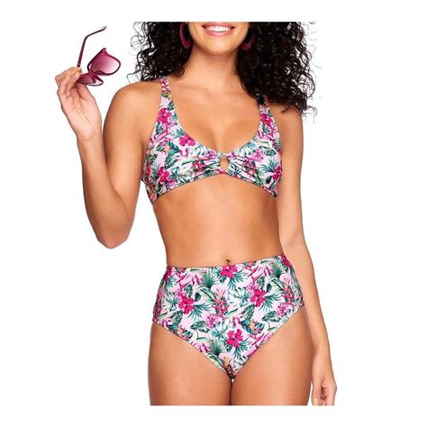 Traje Baño Ilusión Talla EG Silueta panty alta Multicolor Walmart en