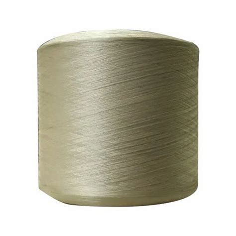 Off White Plain 150 Polyester Cationic Yarn At Rs 185kg In Surat Id