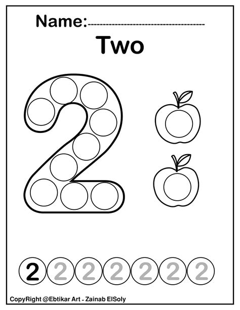 Dot Number Coloring Pages