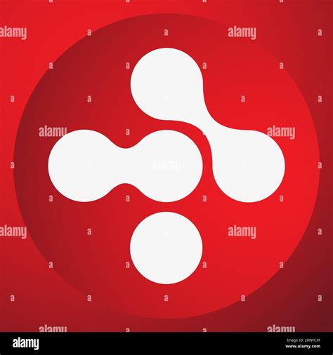 Connected Circles Nodes As Technology Tech Electronics And Connection Icon Symbol Stock