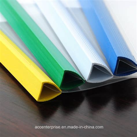 Pvc Slide Binder Plastic Spine Bar Different Color A4 Slide Binder And Folder