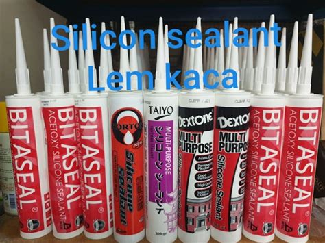 Jual Lem Kaca Atau Silicon Sealant Di Lapak Sogun Bukalapak