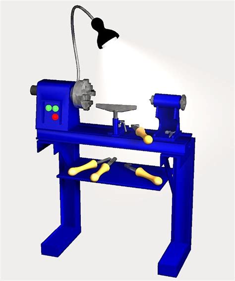 Wood Lathe 3ds