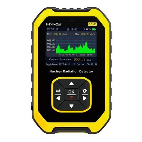 Дозиметр радиации бытовой счетчик Гейгера 1100мАч Fnirsi Gc 01