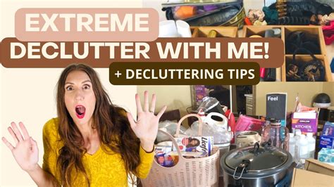 Declutter With Me To Get Motivated Decluttering Tips Youtube