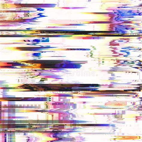Glitch Unique Design Abstract Digital Pixel Noise Error Computer Screen Stock Photo Image Of
