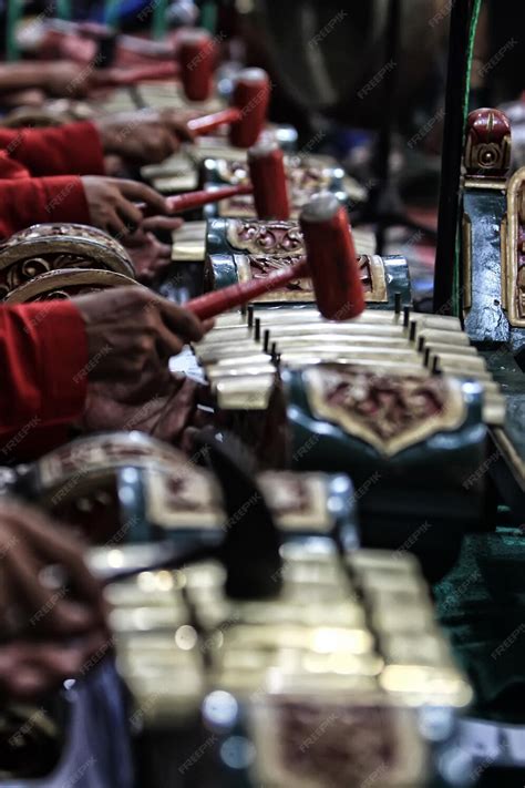 Premium Photo Javanese Gamelan Being Played