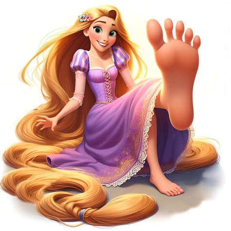 Rapunzel Big Feet By Dalbrad On Deviantart