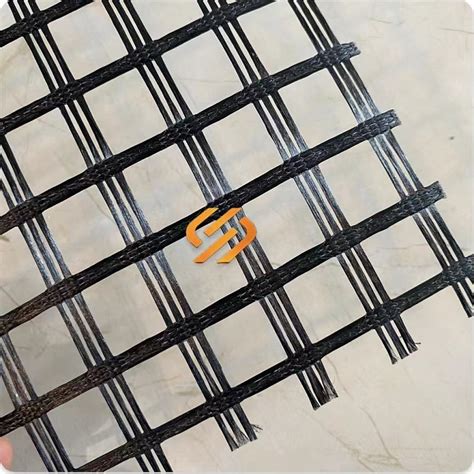 Geogrid Polyester Biaxial Pet Geogrid For Road Construction China