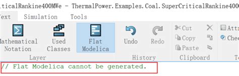 Cant Generate Flat Modelica Code In Dymola Stack Overflow
