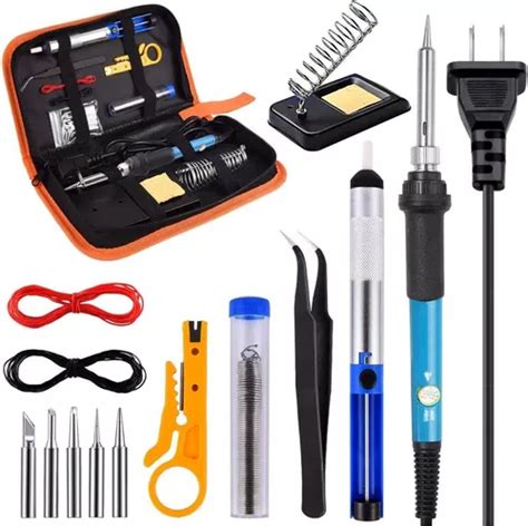 Kit Pro Soldadura Cautin Temperatura Ajustable Voltímetro Cuotas sin interés