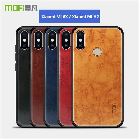 Original Mofi Ultra Thin Phone Cases For Xiaomi Mi 6x Cover Leather