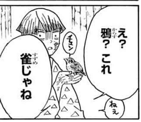 九兆 on Twitter 鬼滅の刃 最初はそんな面白いと思って無かったが 自分は入隊試験編で この雀くん仮は絶対人気出るキャラです