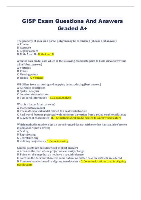 Gisp Bundled Exams 100 Correct Stuvia Us