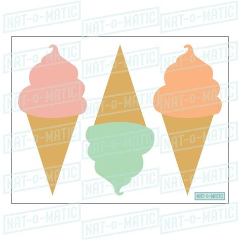 Ice Cream Cone Banner Printable Printable Banner Ice Cream Cone Banner
