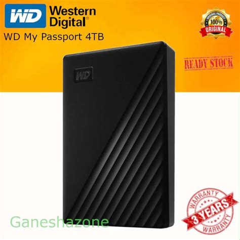 Jual Wd My Passport 4tb Harddisk External Wd 4 Tb Di Seller Ganesha