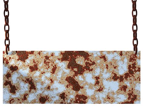 Signboard Rust White Rust Banner Photo Background And Picture For Free