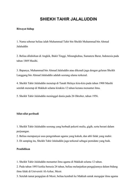 Sheikh Tahir Jalaluddin Al Pdf