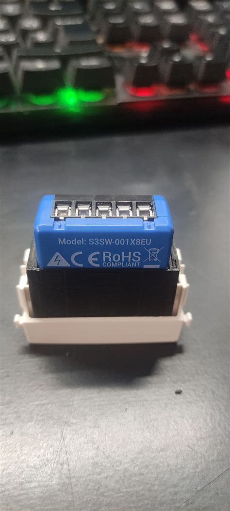 Gcode File Sotto Falso Polo Vimar Plana Per Shelly Mini Plus Gen3 ・model To Download And 3d