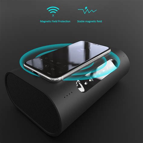 3 In 1 Portable Wireless Charger Bluetooth Speaker Power Bank Gearvita