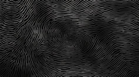 Premium Photo Fingerprint Fragment Black Color Background Ai Generated