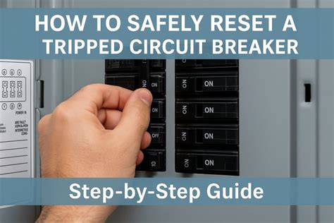 How To Safely Reset A Tripped Circuit Breaker A Step By Step Guide